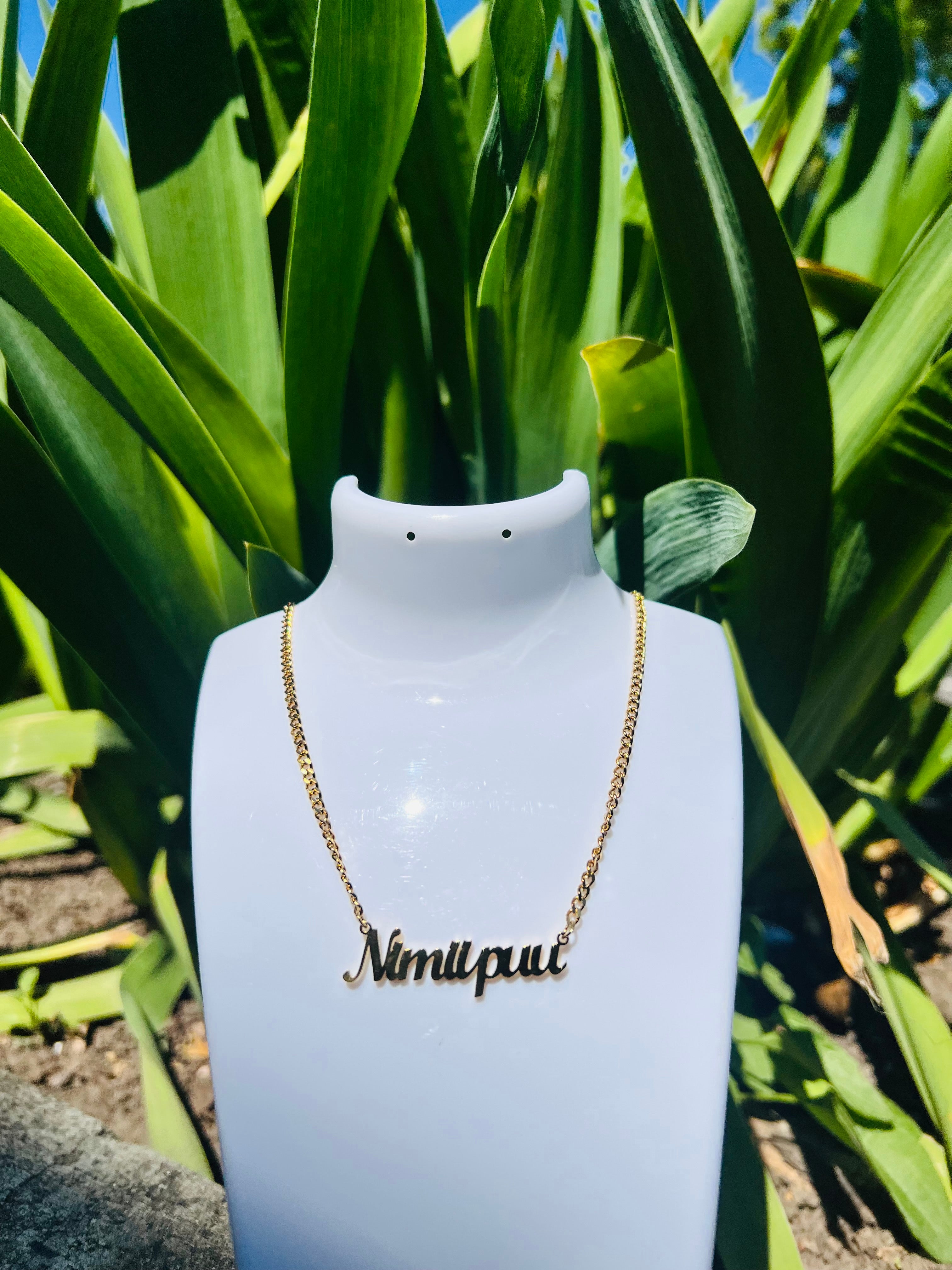 Gold Nimiipuu Necklace | Nez Perce Traditions, LLC